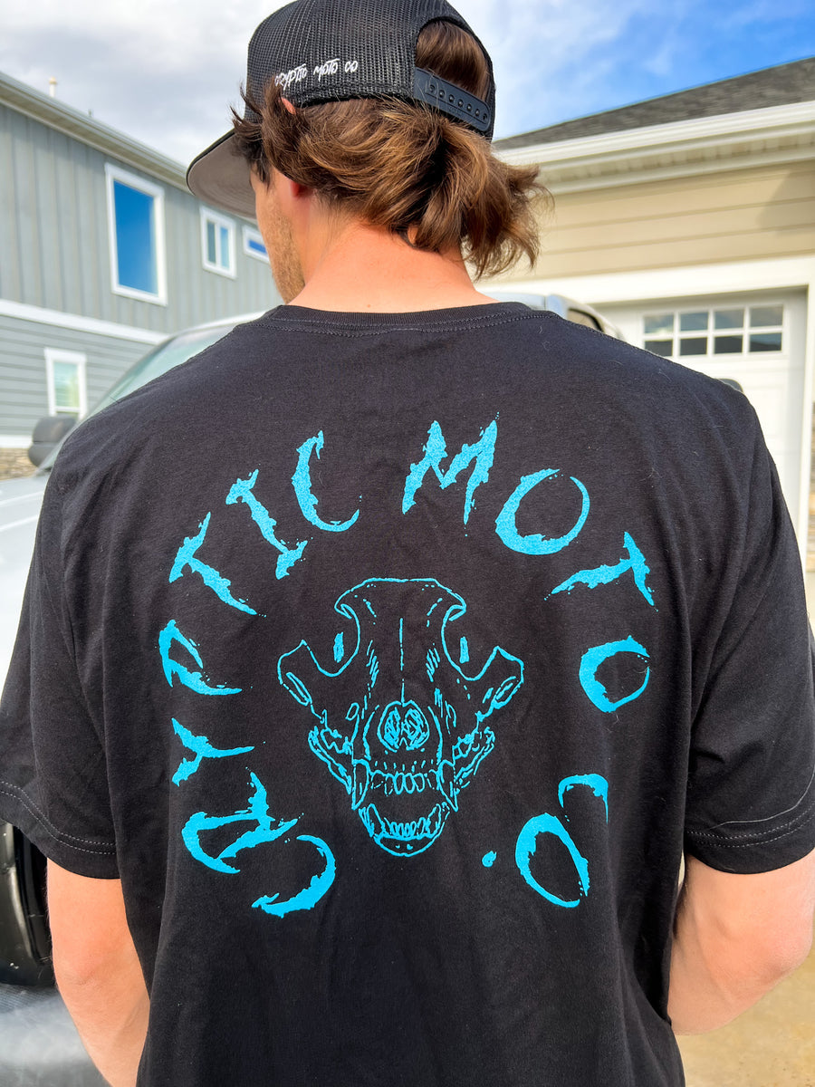 Teal Cryptic Wolf – Cryptic Moto Co